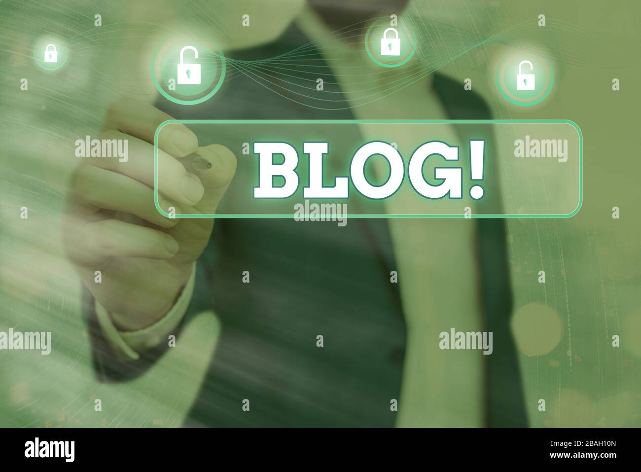 Handwriting text writing Blog. Conceptual photo regularly updated website or web page run by an ...