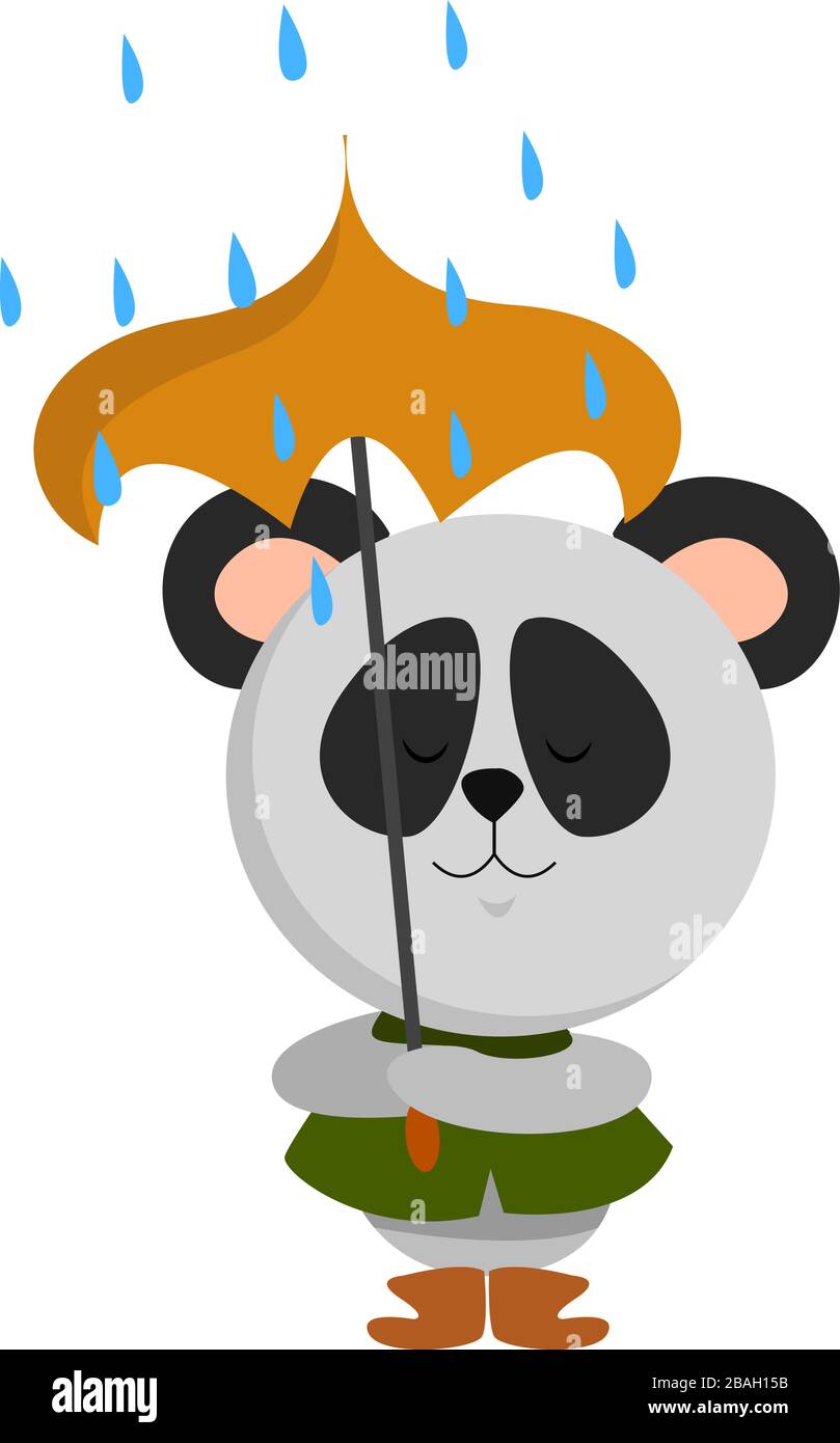 Panda doodle art Cut Out Stock Images & Pictures - Alamy