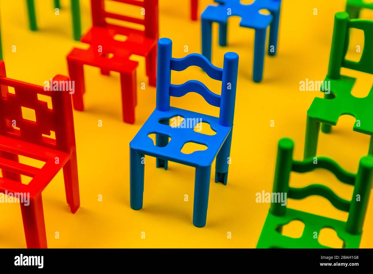 Close up chair seat colorful. Plastic seat rows at the Arena. Pattern ...