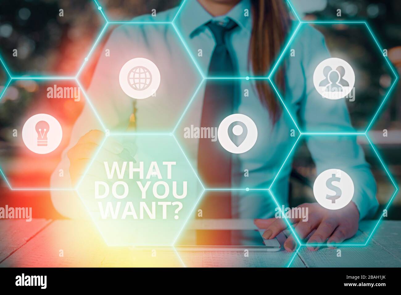 Word writing text What Do You Want Question. Business photo showcasing ...