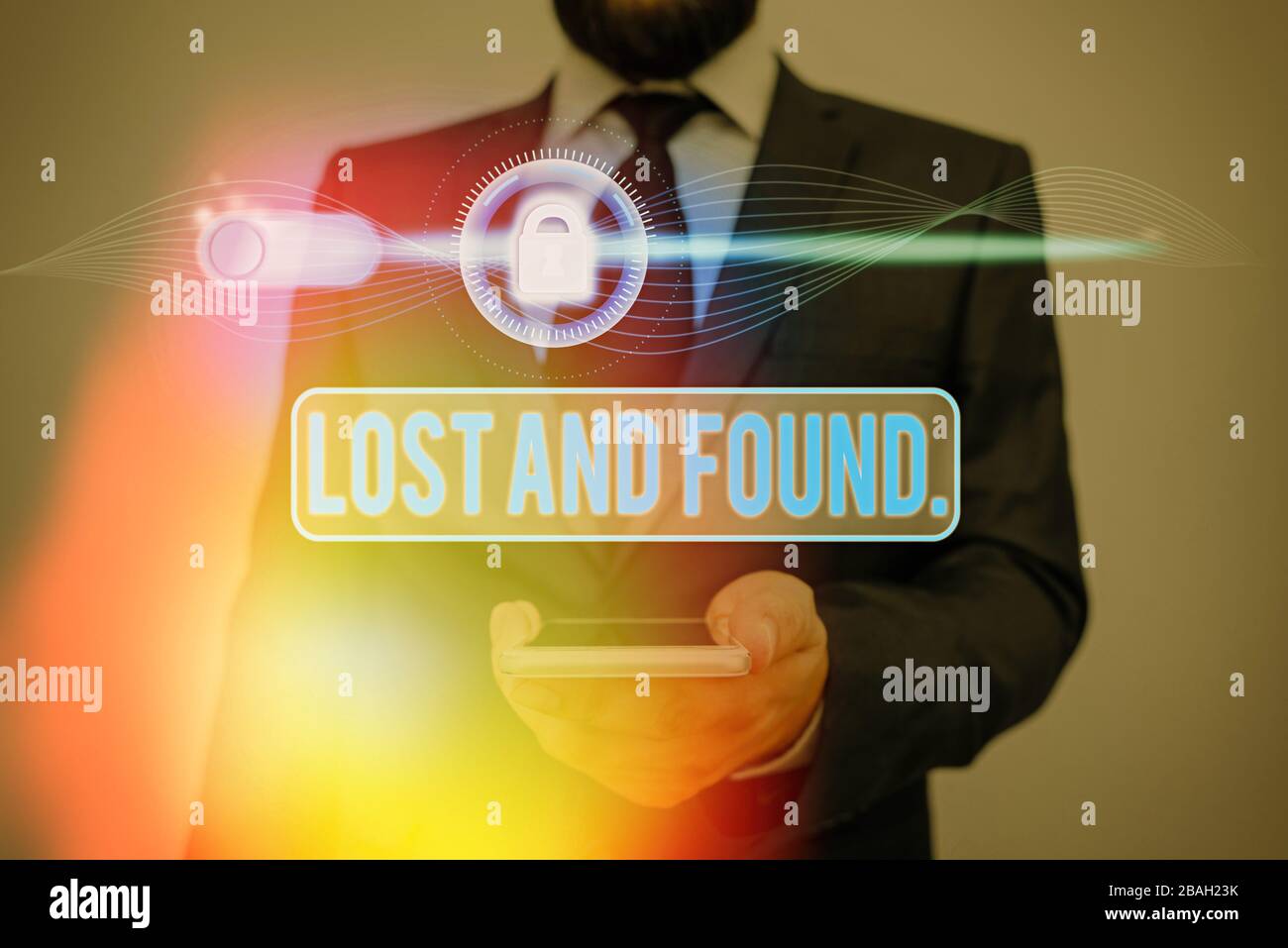 Word writing text Lost And Found. Business photo showcasing a place ...