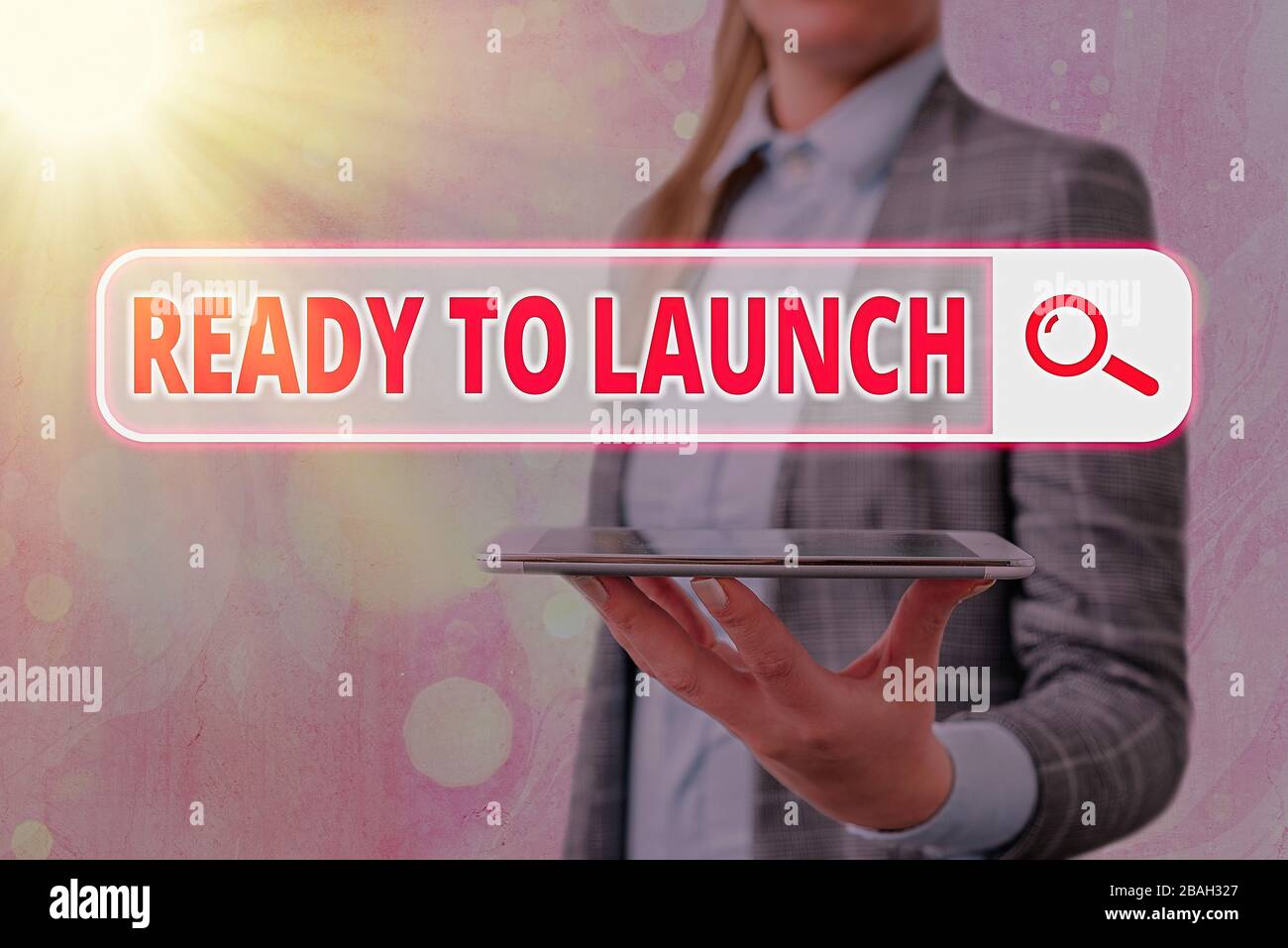 Conceptual hand writing showing Ready To Launch. Concept meaning an ...