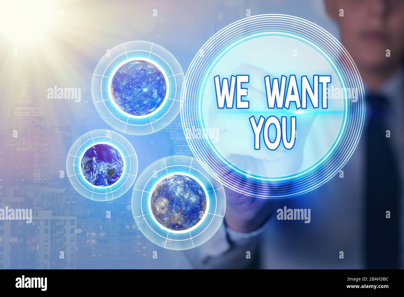 Word writing text We Want You. Business photo showcasing having a ...