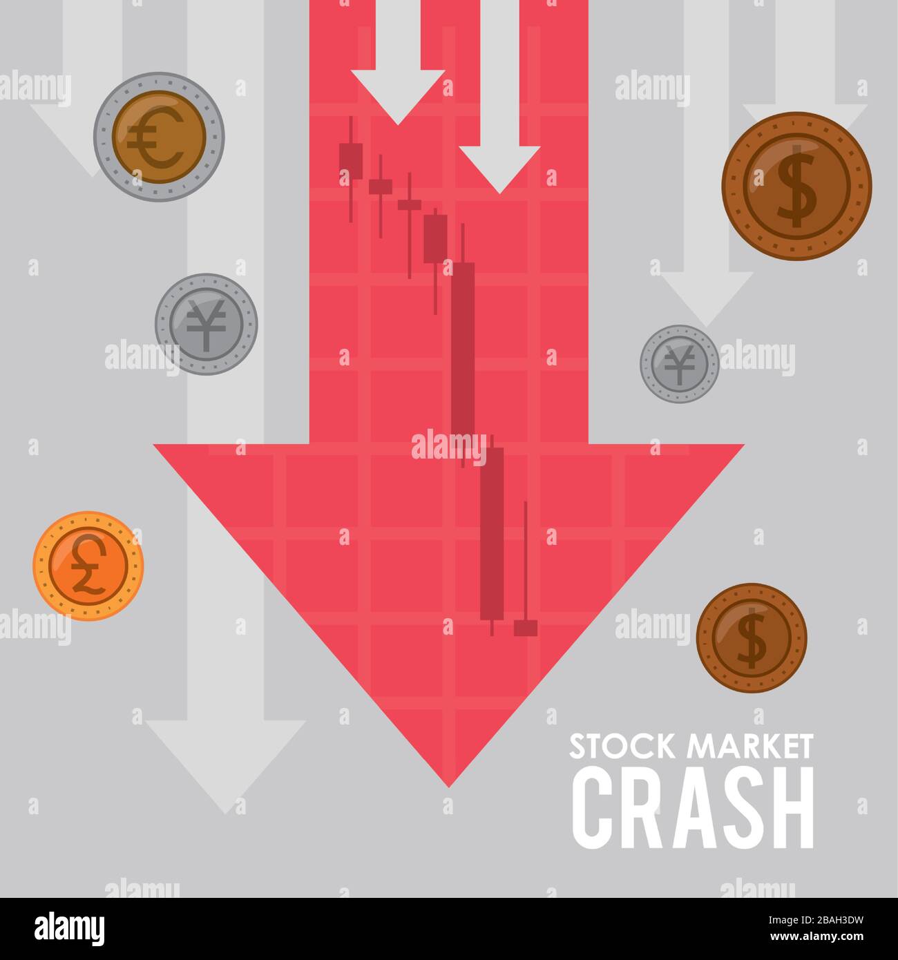 Falling pound sterling coins Stock Vector Images - Alamy