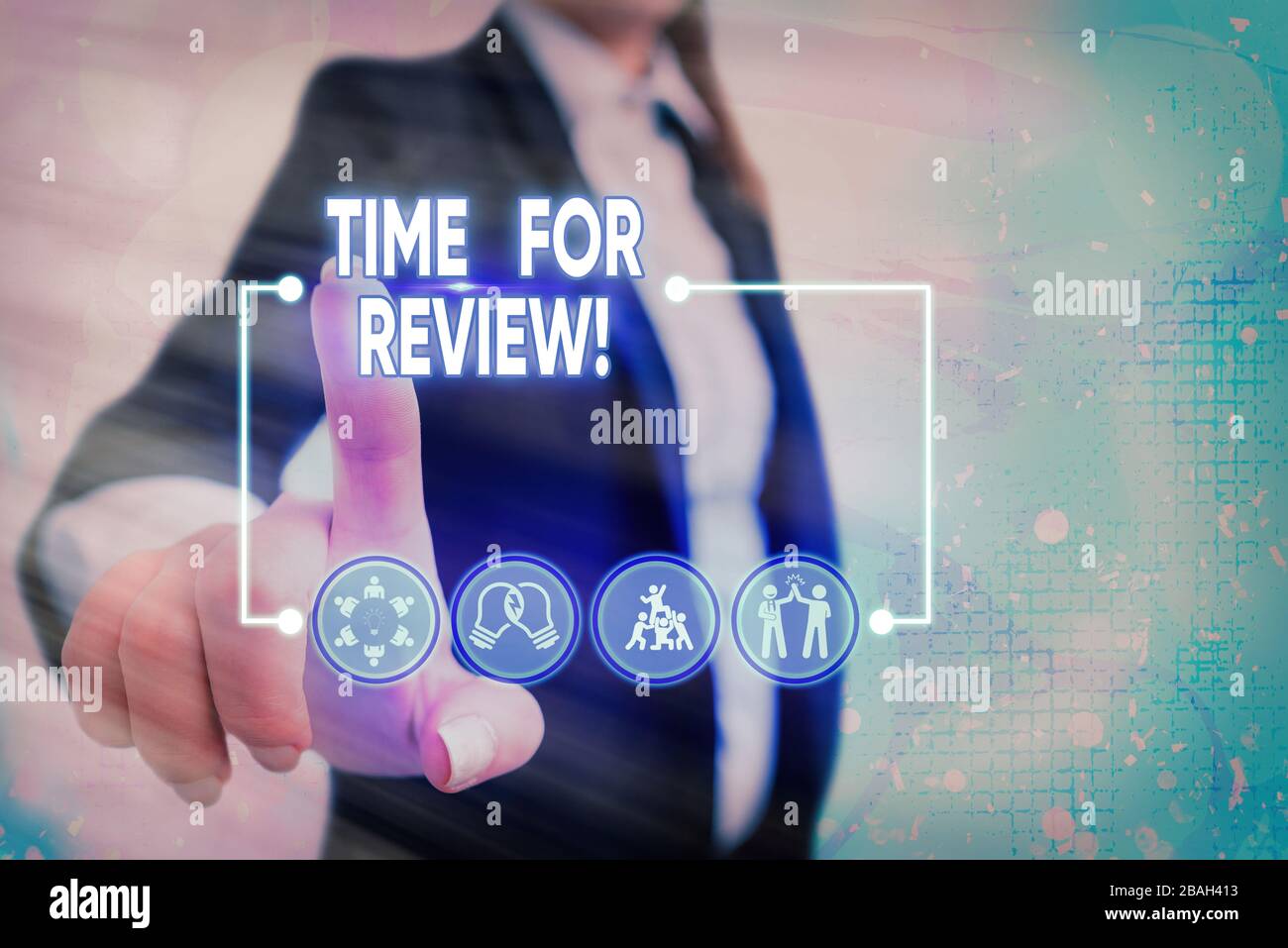 Conceptual hand writing showing Time For Review. Concept meaning review ...