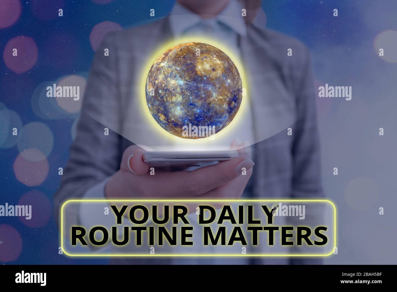 Conceptual hand writing showing Your Daily Routine Matters. Concept ...