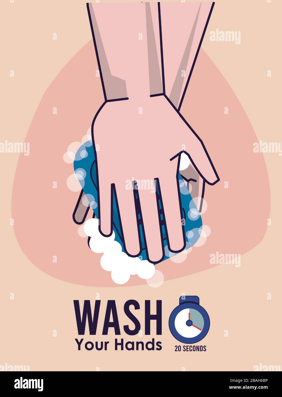 wash your hands campaign poster with soap Stock Vector Image & Art - Alamy