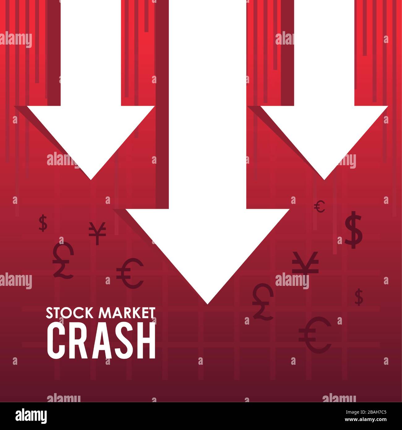 Descending arrows Stock Vector Images - Alamy