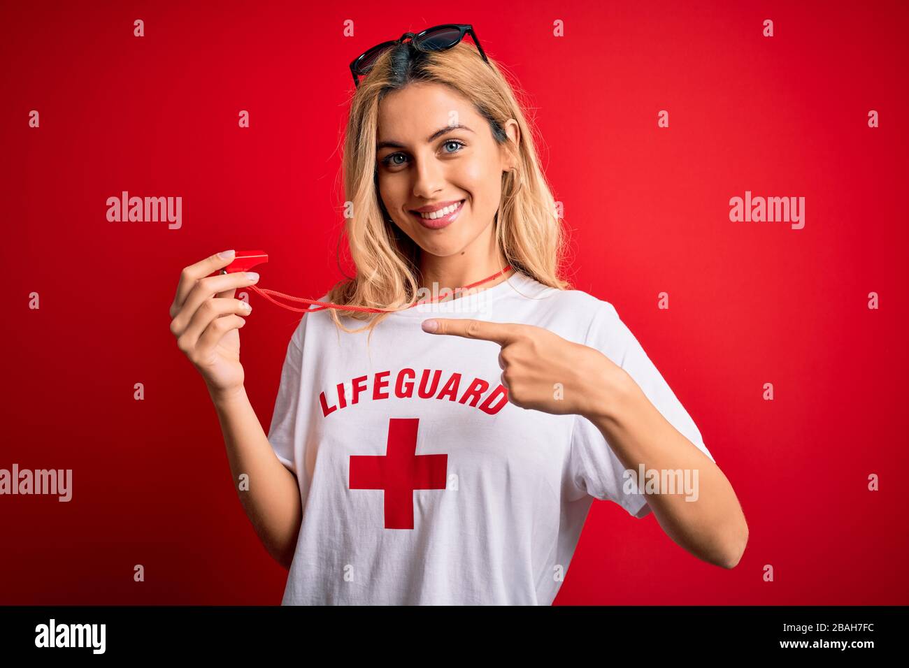 Show red cross worker hi-res stock photography and images - Alamy