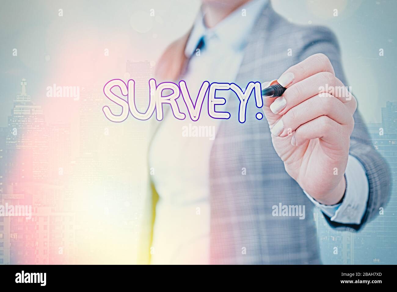 Word writing text Survey. Business photo showcasing research method ...