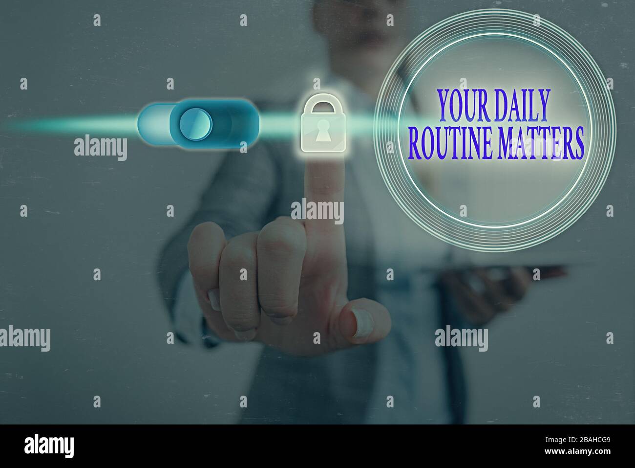 Handwriting text Your Daily Routine Matters. Conceptual photo practice ...