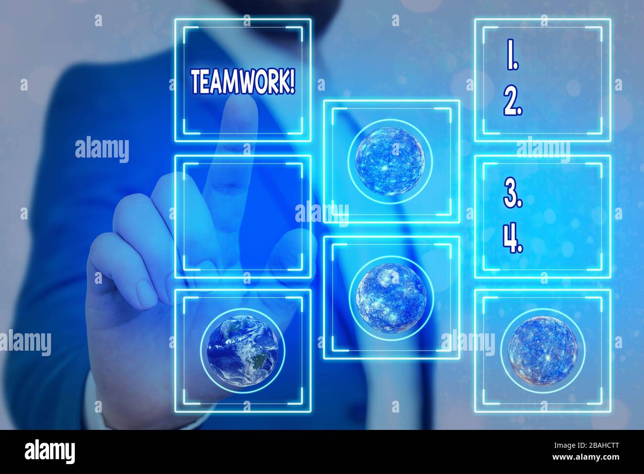 Text sign showing Teamwork. Business photo showcasing combined action ...
