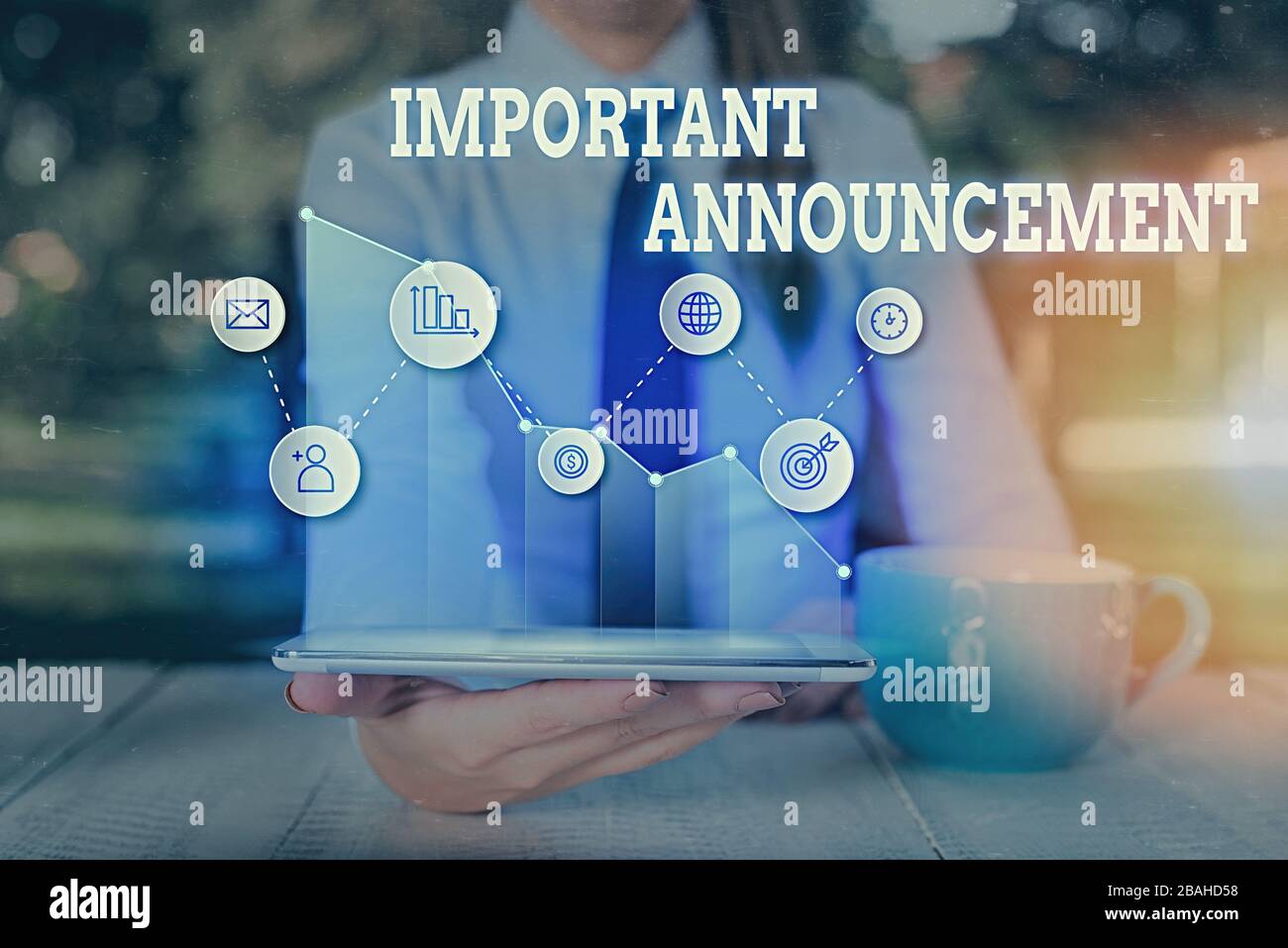 Conceptual hand writing showing Important Announcement. Concept meaning ...