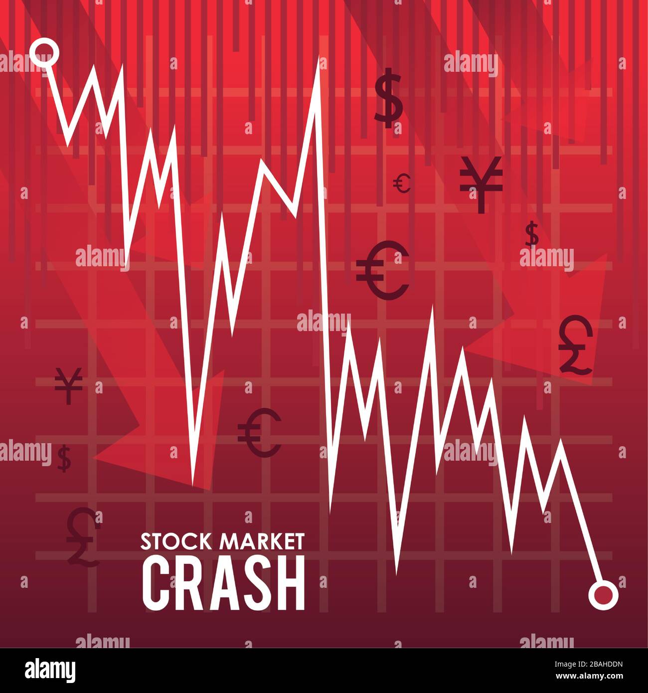 Market crash symbols Stock Vector Images - Alamy