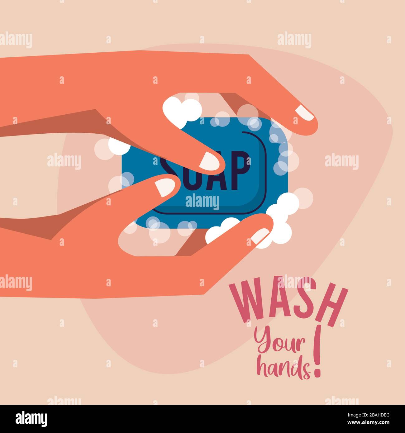 wash your hands campaign poster with soap Stock Vector Image & Art - Alamy