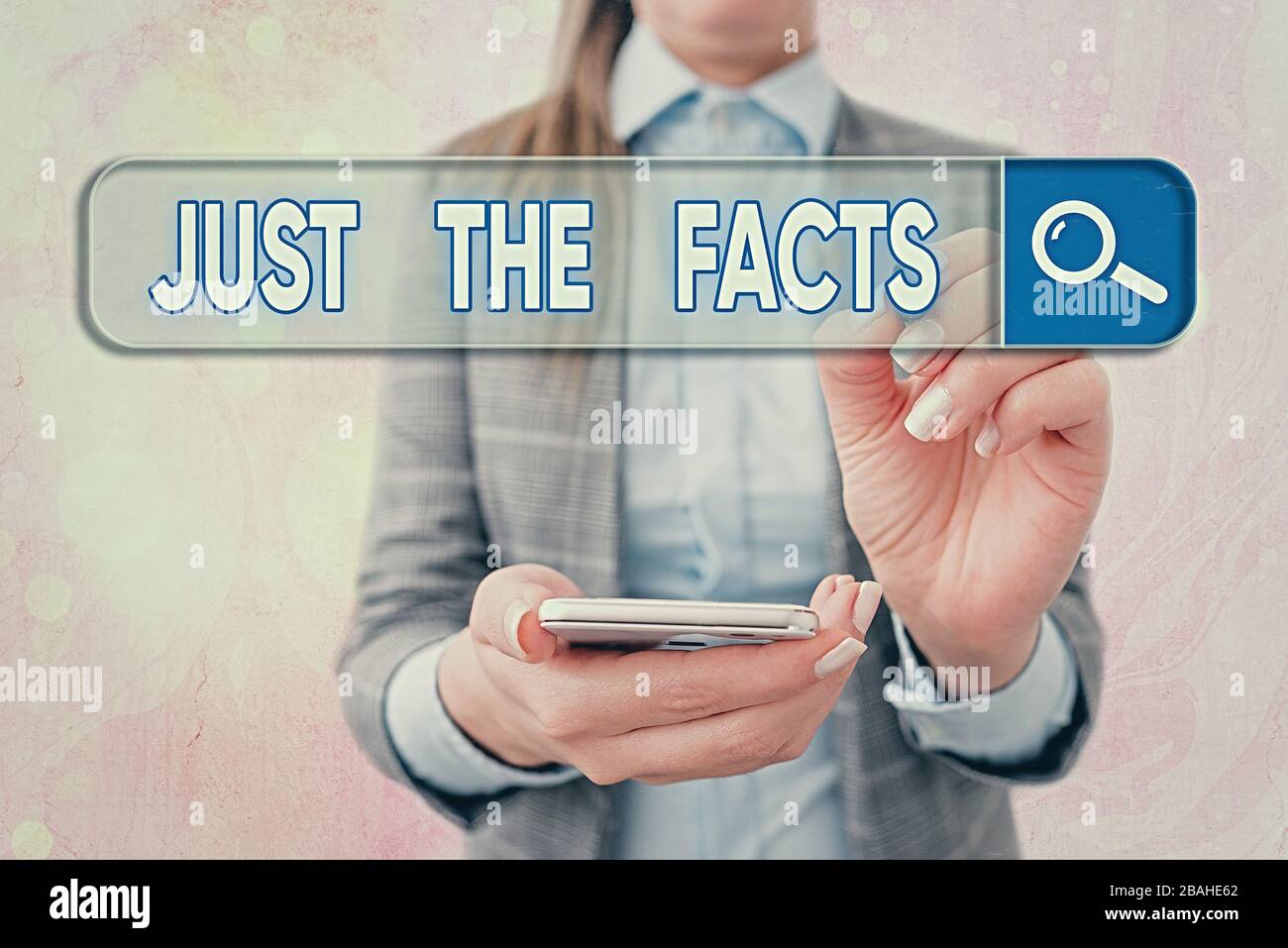 Text sign showing Just The Facts. Business photo text to have the ...