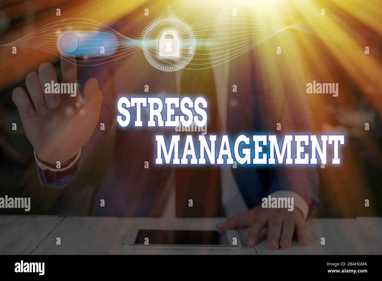 Conceptual hand writing showing Stress Management. Concept meaning ...