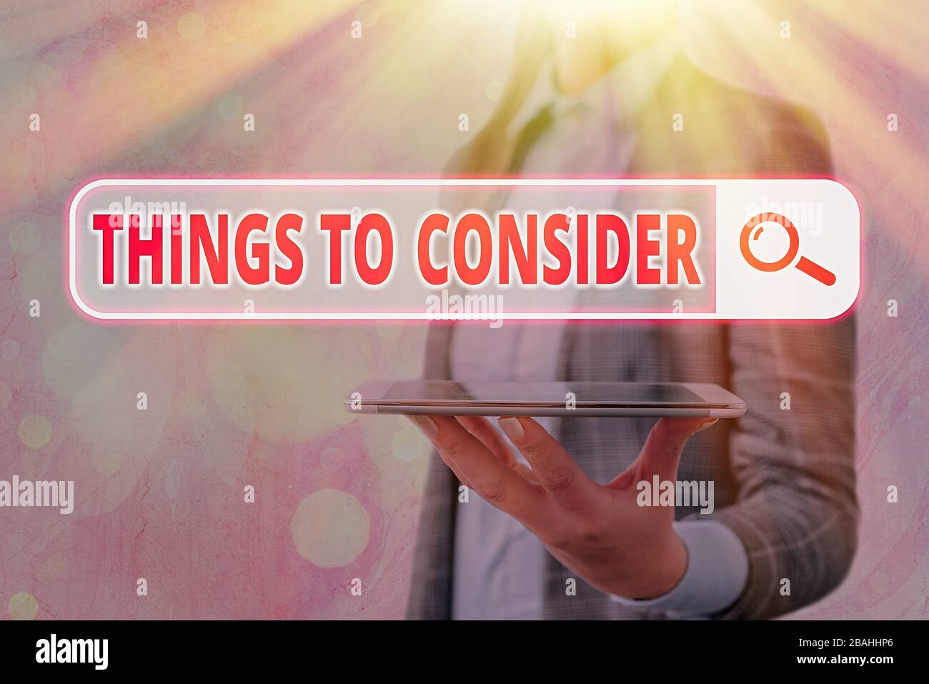 Conceptual hand writing showing Things To Consider. Concept meaning ...