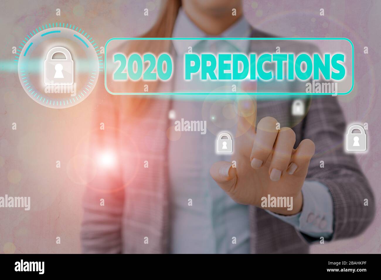 Conceptual hand writing showing 2020 Predictions. Concept meaning ...