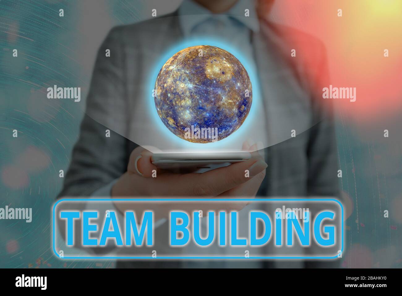 Writing note showing Team Building. Business concept for various types ...