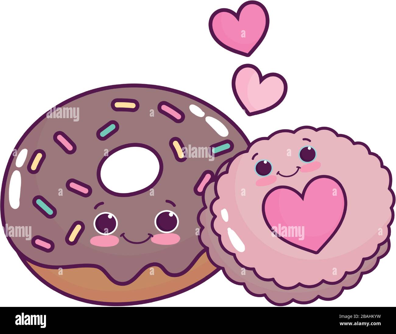 Cartoon Doughnut High Resolution Stock Photography and Images - Alamy
