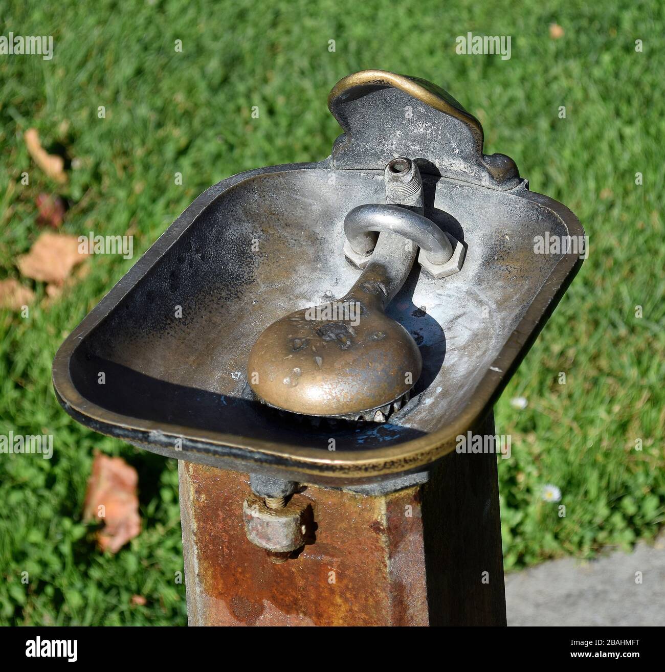 Park drinking water fountain hi-res stock photography and images - Alamy