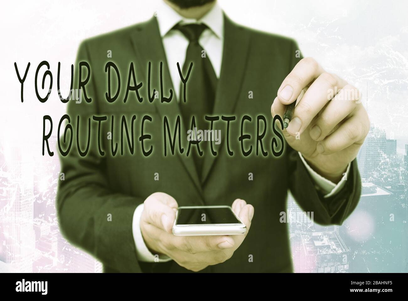 Your daily routine matters hi-res stock photography and images - Alamy