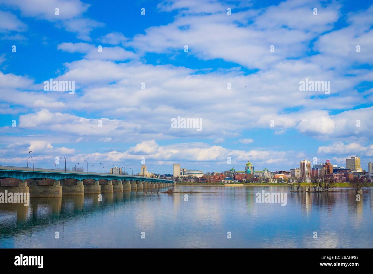 View of Downtown Harrisburg Stock Photo - Alamy