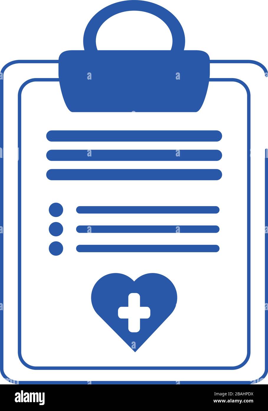 online doctor clipboard report medical care blue line style icon vector ...