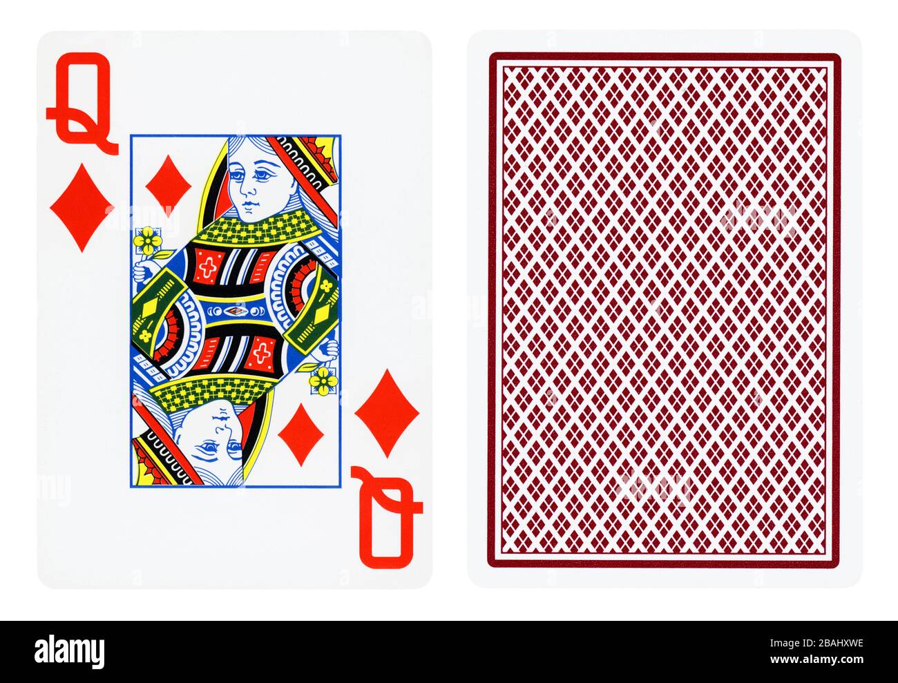 Queen Of Diamonds Card