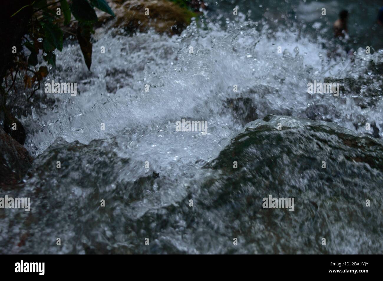 Small waterfall under the famous neer garh Waterfall, Rishikesh ...