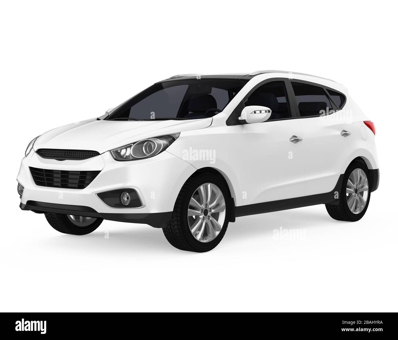 SUV Car Isolated Stock Photo - Alamy