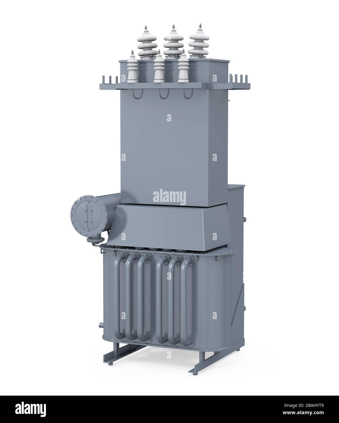 High Voltage Power Transformer Isolated Stock Photo - Alamy