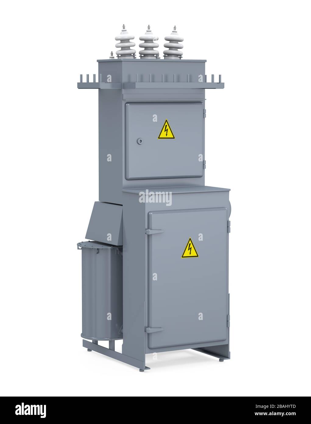 High Voltage Power Transformer Isolated Stock Photo - Alamy