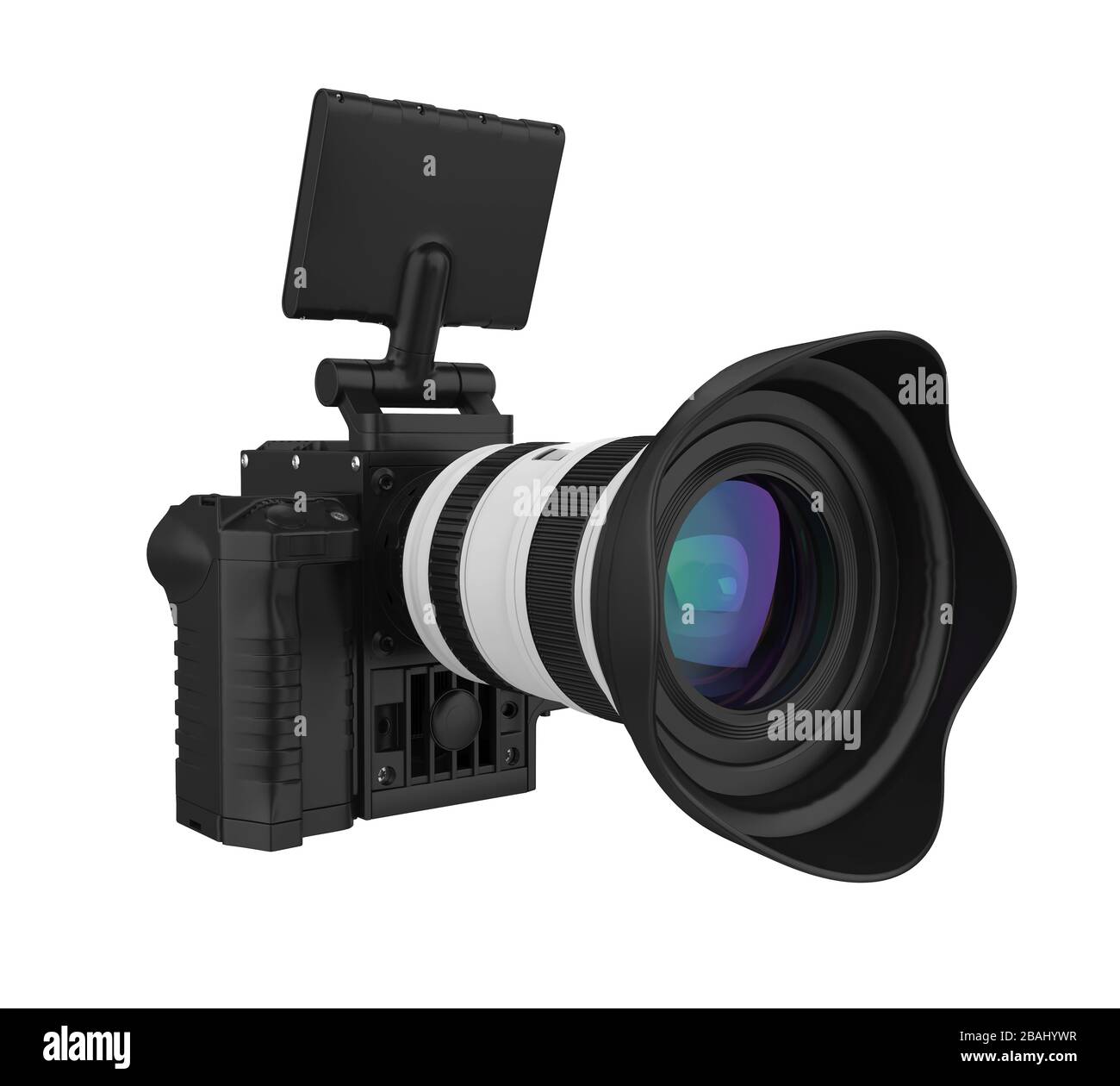 Video Camera Isolated Stock Photo - Alamy