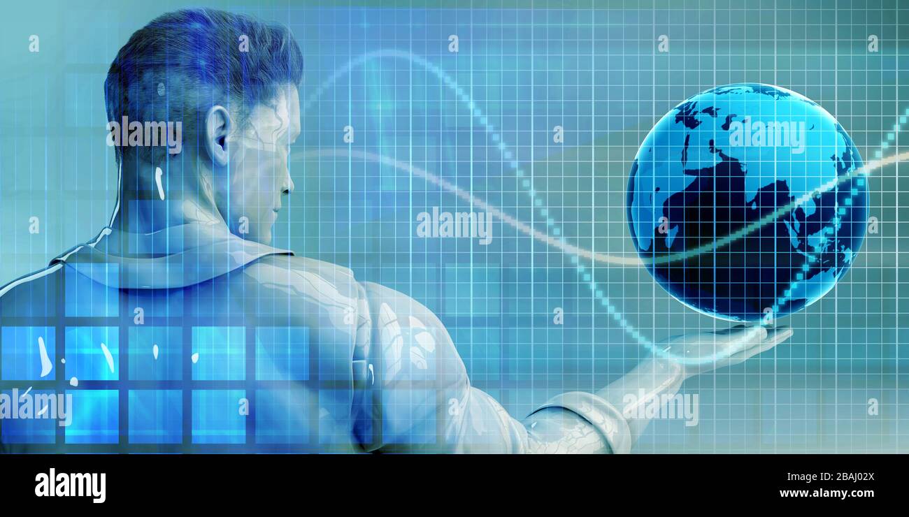 Futuristic technology portal digital hi-res stock photography and ...