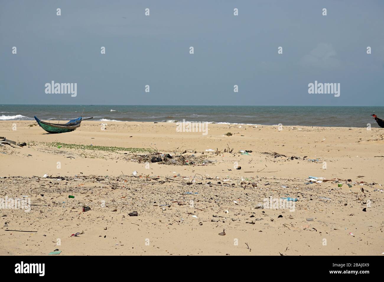rotten fisher boats at the beach of hue Stock Photo - Alamy