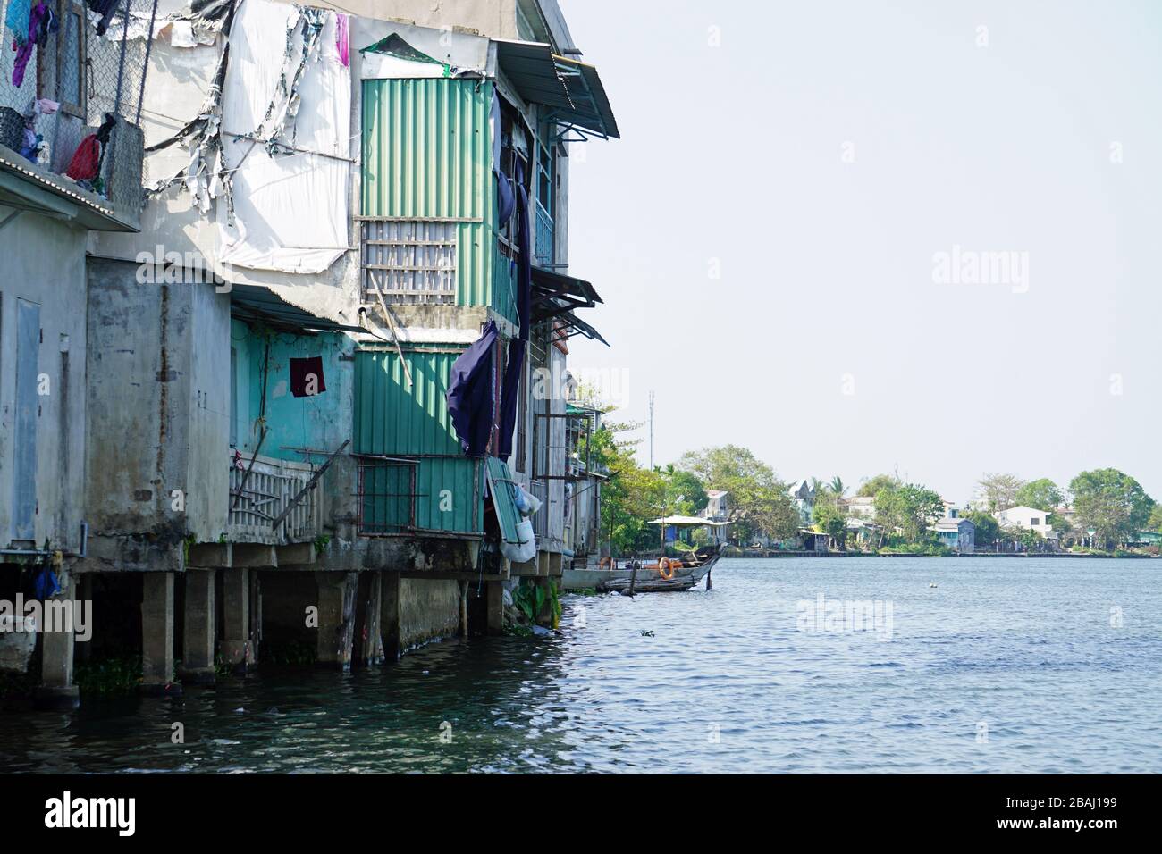 residential area at perfume river in hue Stock Photo - Alamy