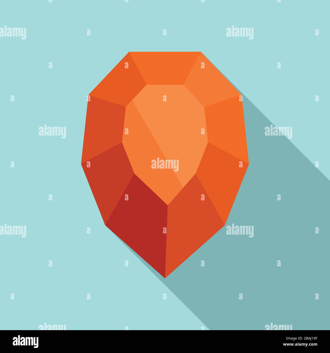 Purity jewel icon. Flat illustration of purity jewel vector icon for ...
