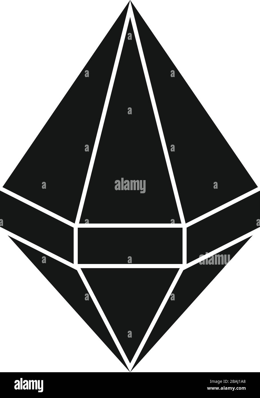 Ruby icon. Simple illustration of ruby vector icon for web design ...