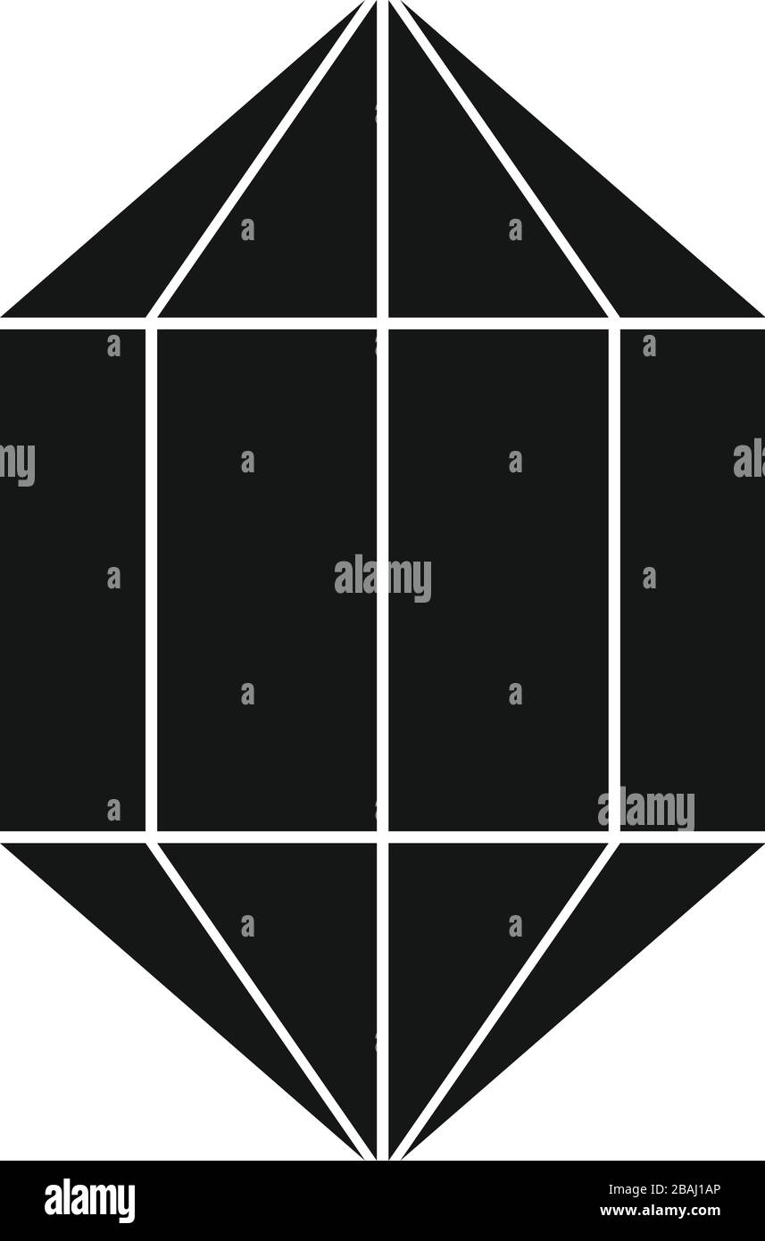 Sapphire icon. Simple illustration of sapphire vector icon for web ...