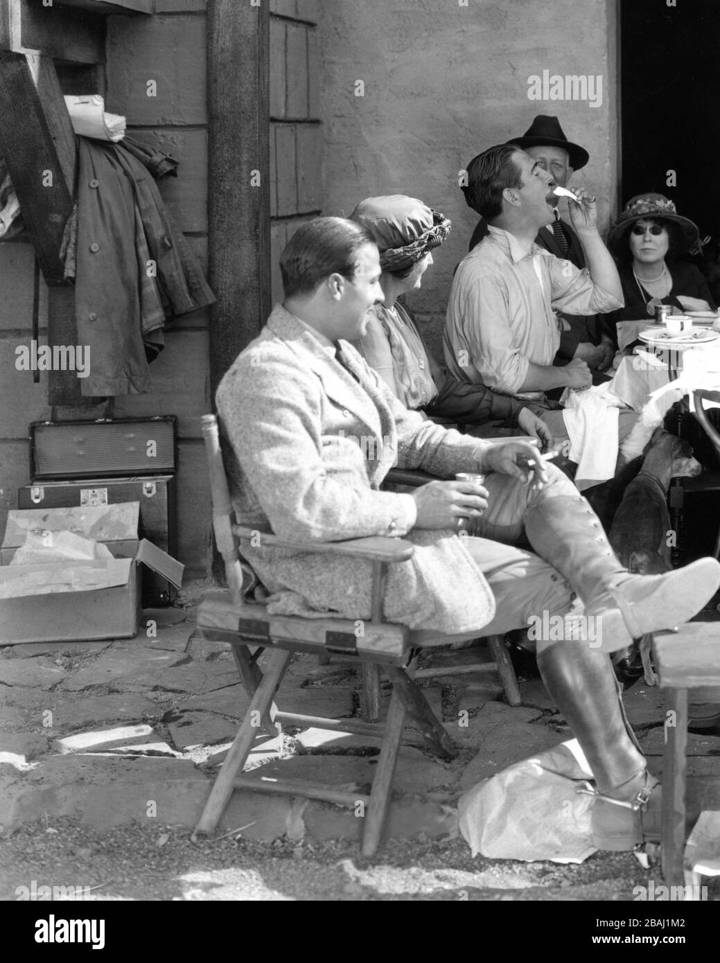 RUDOLPH VALENTINO Director REX INGRAM and screenwriter JUNE MATHIS (in ...