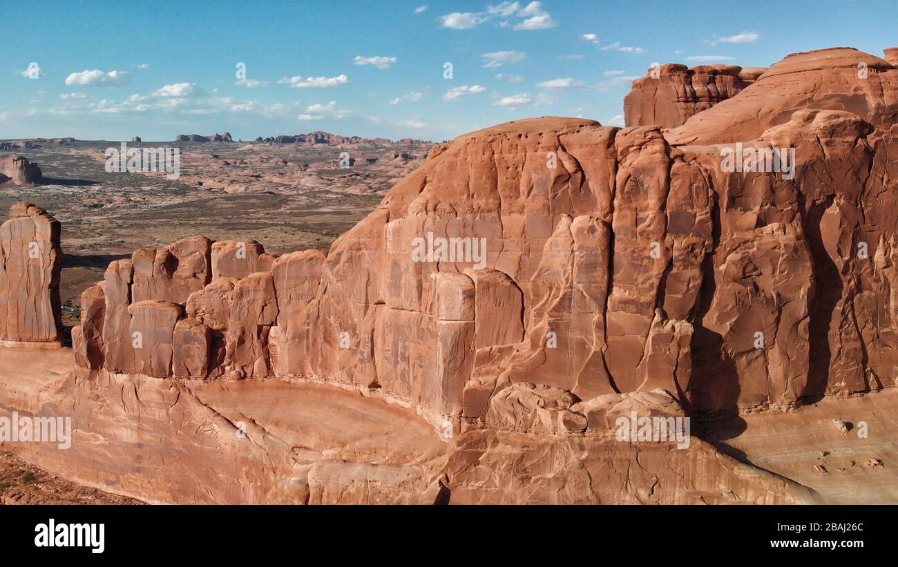 Aerial arches national park hi-res stock photography and images - Alamy