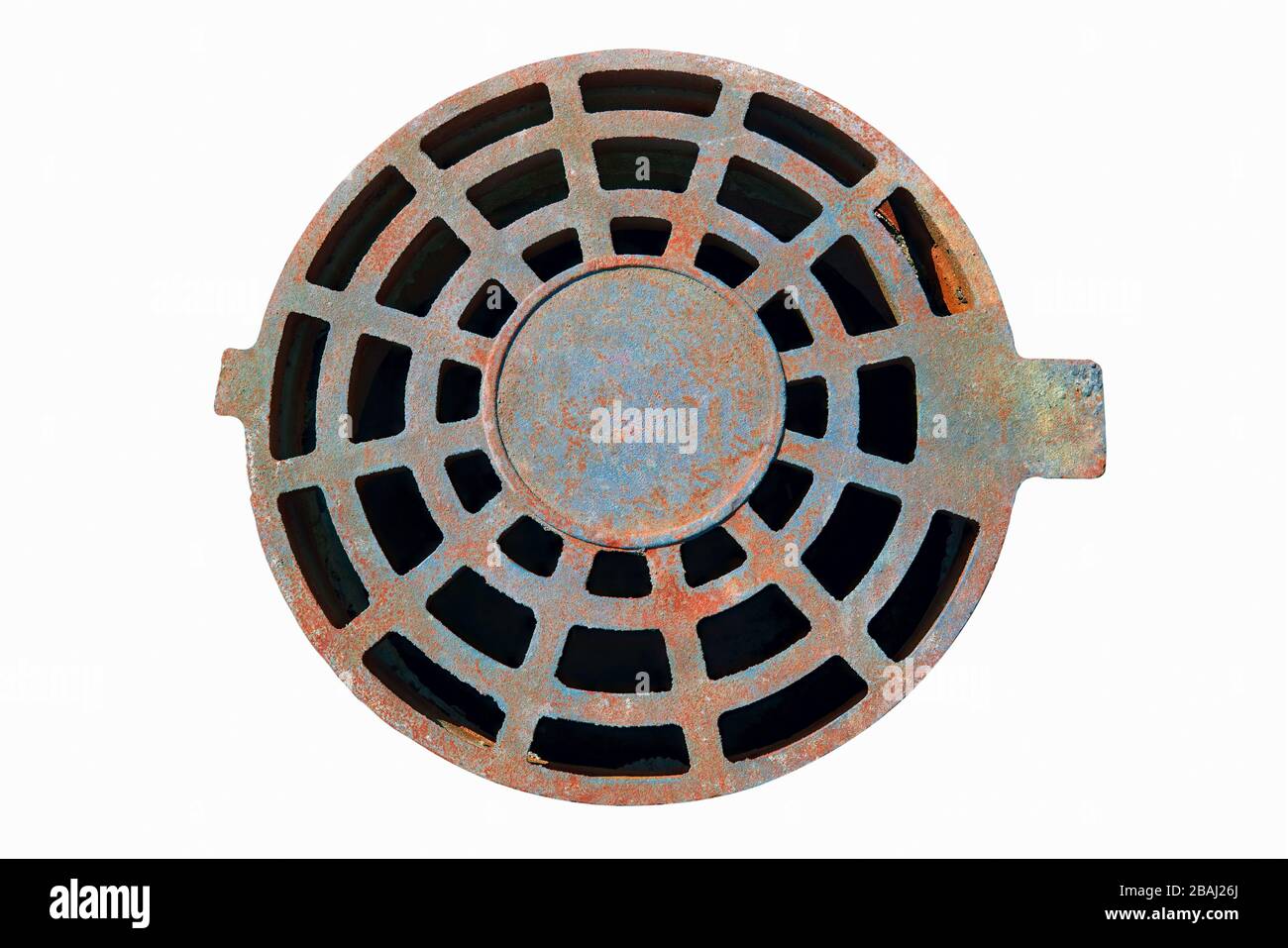 Storm water drain cover Cut Out Stock Images & Pictures - Alamy
