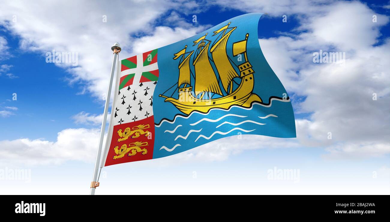 Saint pierre flag hi-res stock photography and images - Alamy