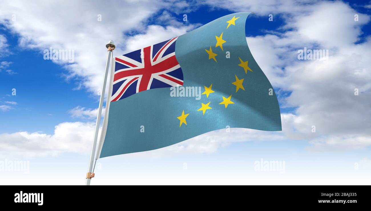 Flag pole tuvalu hi-res stock photography and images - Alamy