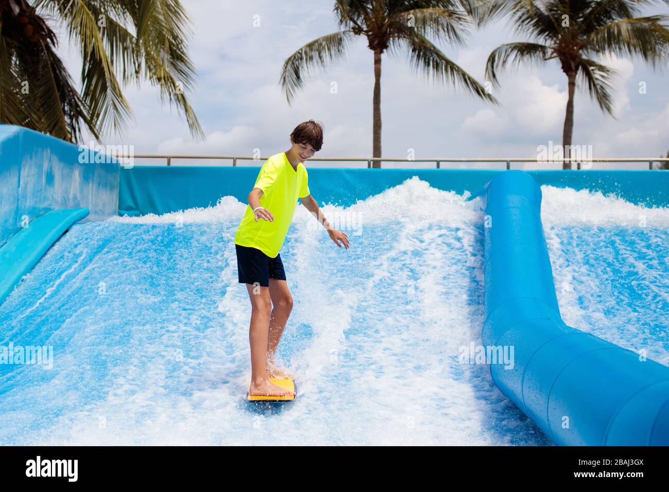 Water park ride teen High Resolution Stock Photography and Images - Alamy