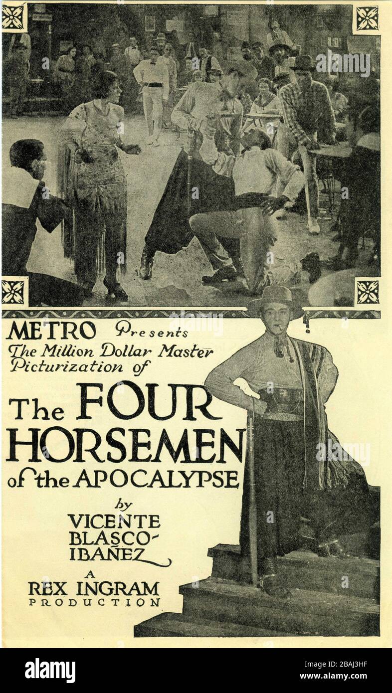 RUDOLPH VALENTINO as Julio Desnoyers in THE FOUR HORSEMEN OF THE ...