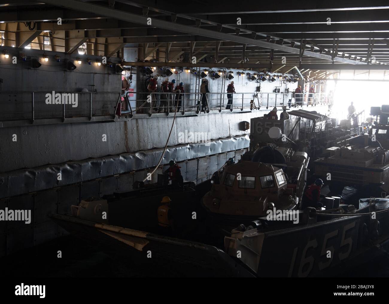 200317-N-VP266-1016 RED SEA (March 17, 2020) Sailors assigned to the ...