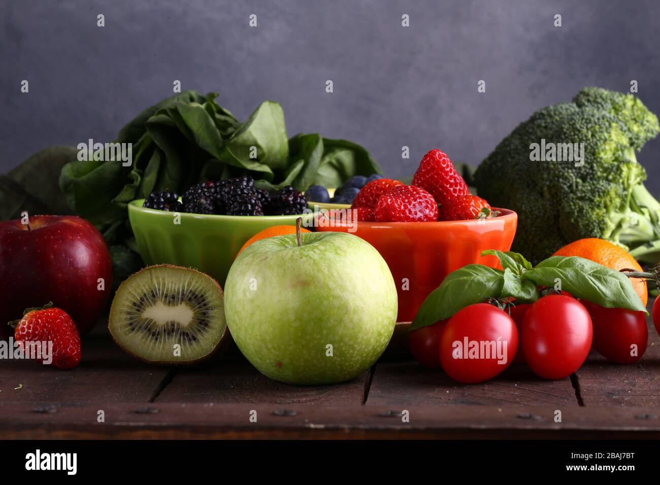 berries fruits vegetables for a healthy diet Stock Photo - Alamy